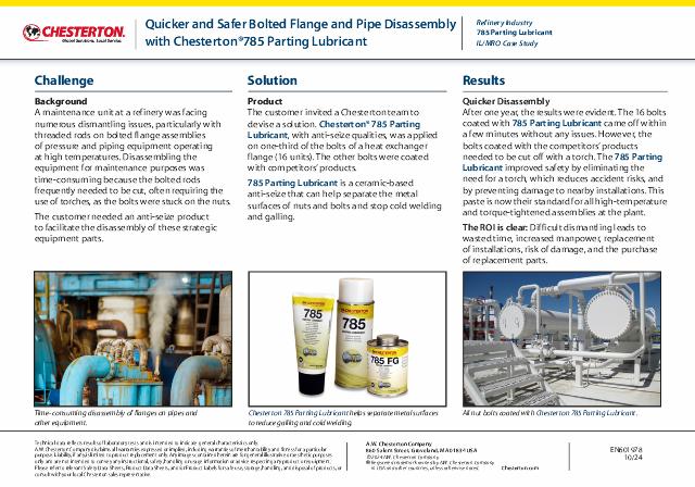 Product Literature Search | Chesterton