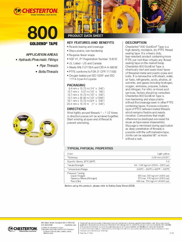 Product Literature Search | Chesterton