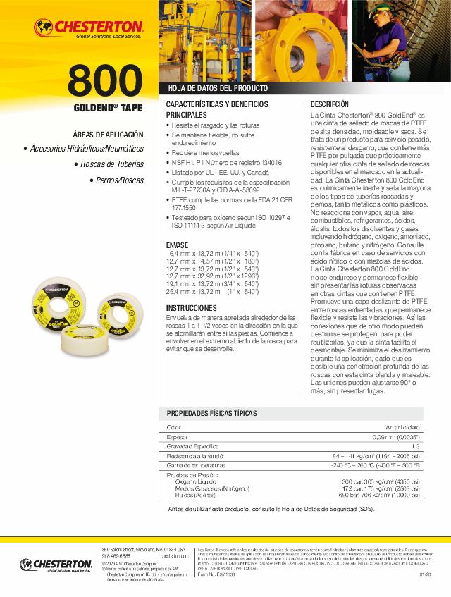 Product Literature Search | Chesterton