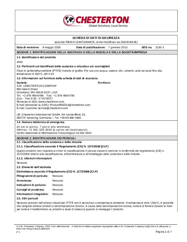 Product Literature Search | Chesterton