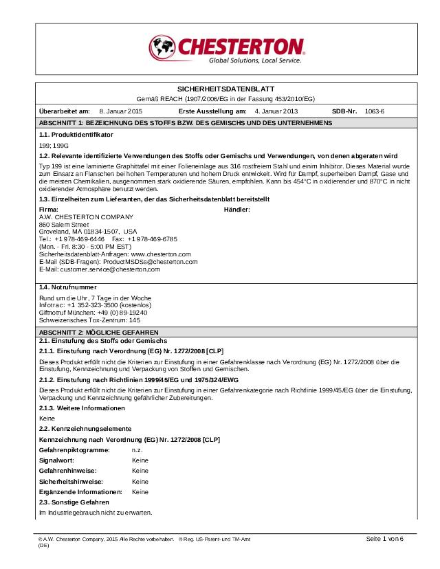 Product Literature Search | Chesterton