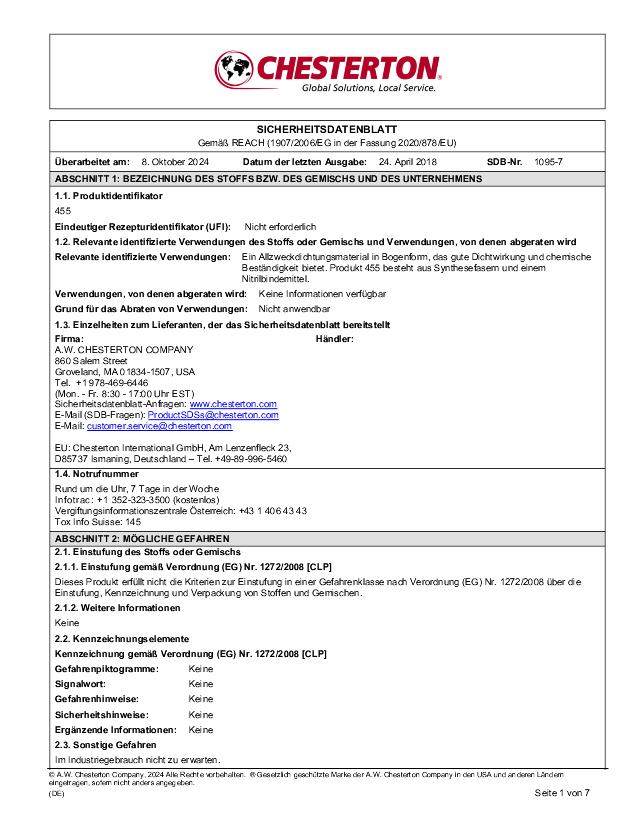 Product Literature Search | Chesterton