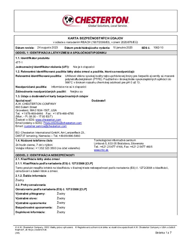 Product Literature Search | Chesterton